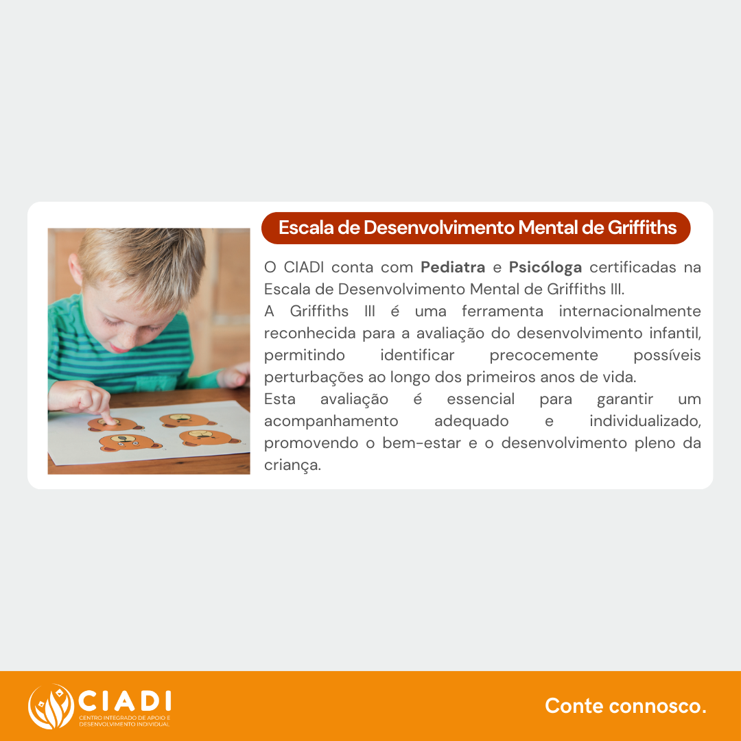 Escala de Desenvolvimento Mental de Griffiths III - CIADI